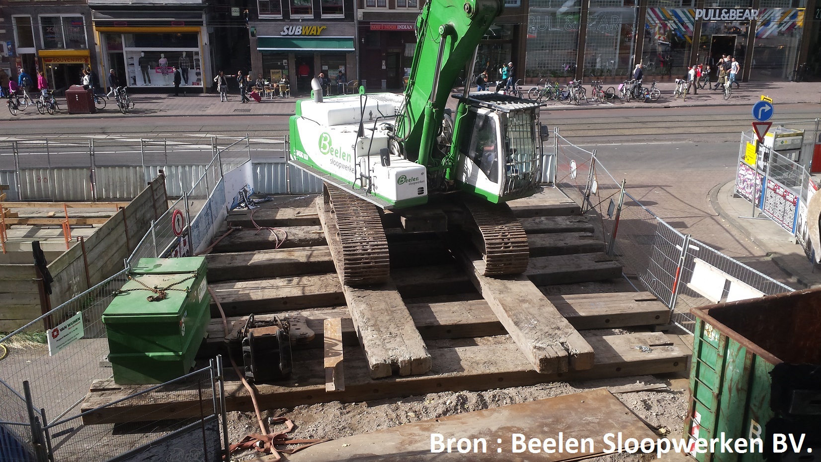 Civiel - Amsterdam, overkluizing tbv. mobiele kraan - STAPCON